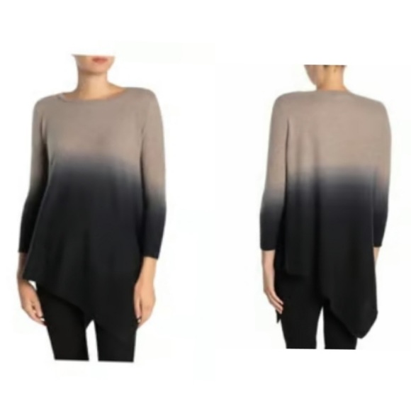 Magaschoni | Sweaters | New Magaschoni 0 Cashmere Ombre Asymmetrical ...